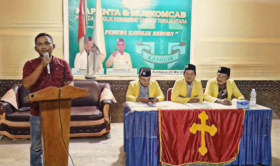 Hendrik Patulak Terpilih Sebagai Ketua Pemuda Katolik Toraja Utara