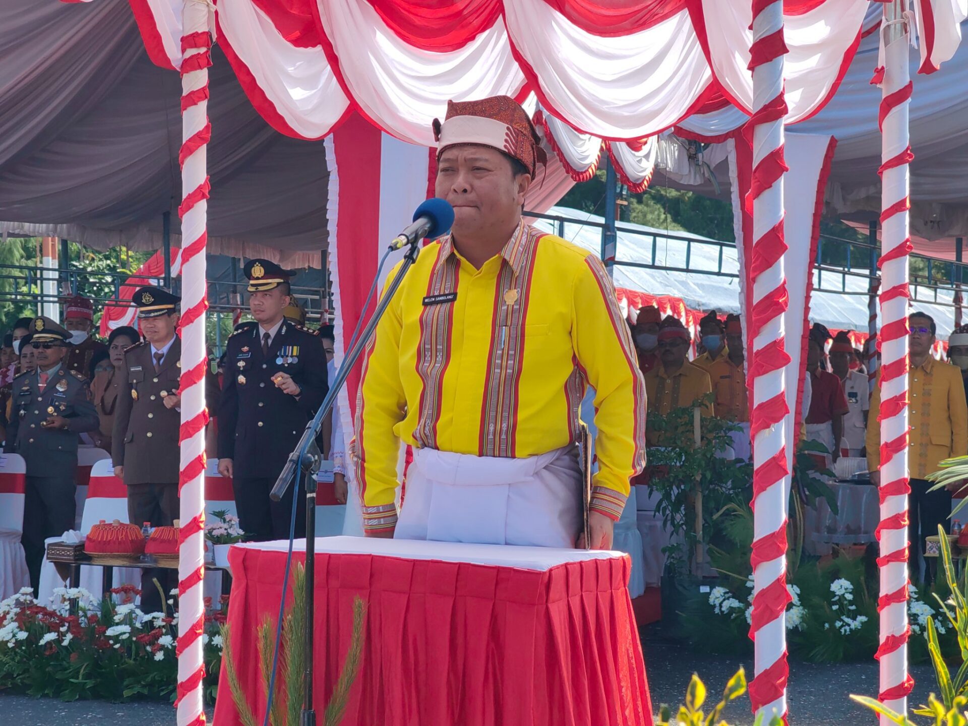 Upacara Peringatan HUT Ke-77 Kemerdekaan Republik Indonesia Di Tana Toraja