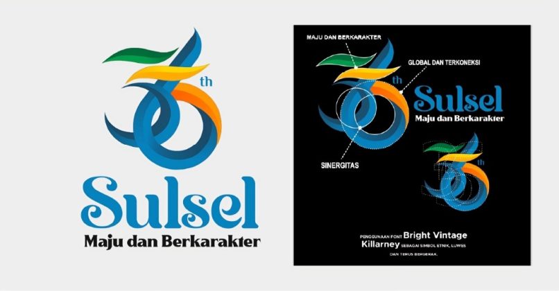 HUT Ke-356 Sulsel Usung Tema “Sulsel Maju Dan Berkarakter”, Logo ...